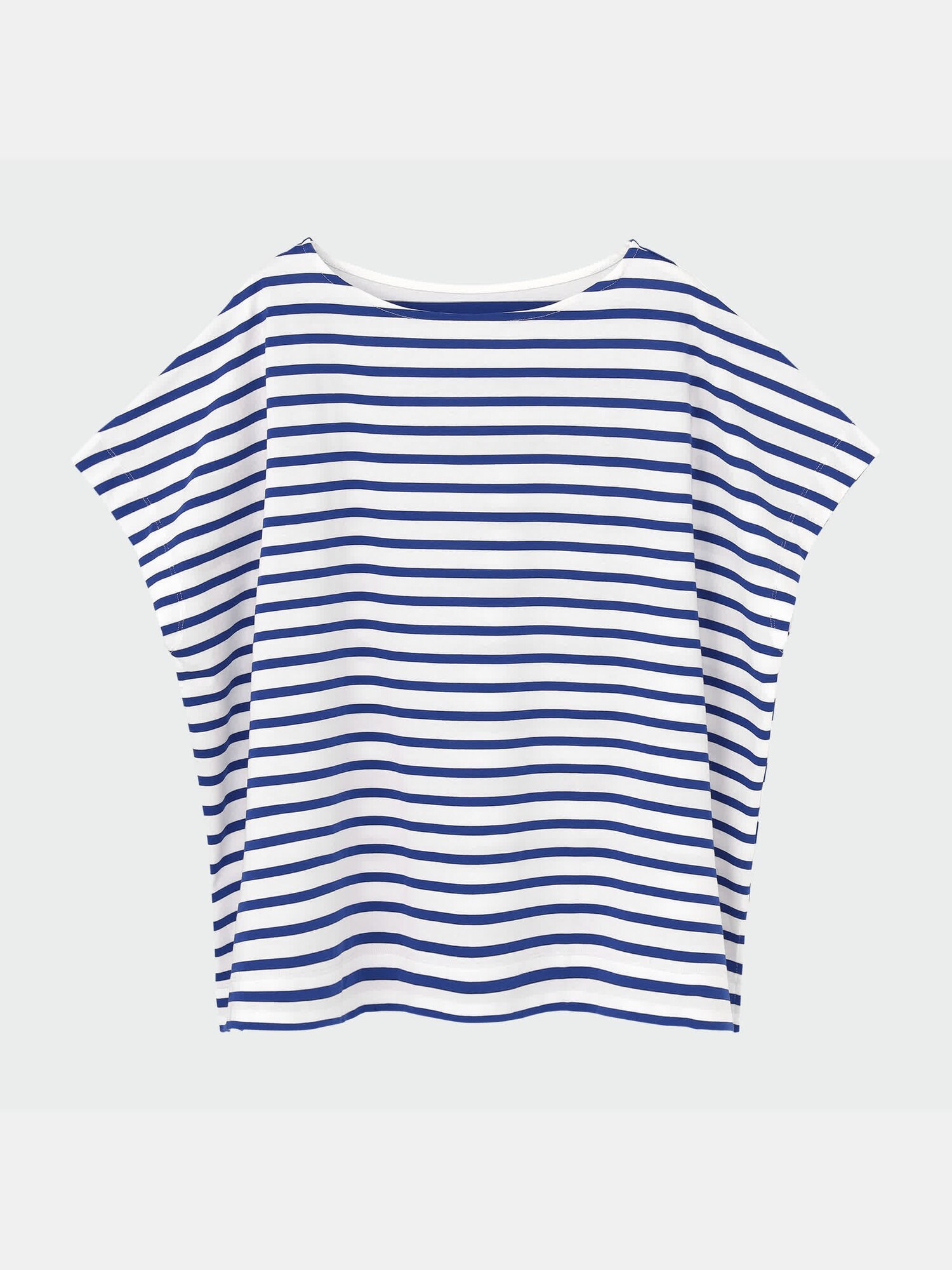 PLST(プラステ)公式 | 2WAYミックスボーダーフレンチスリーブTシャツ（半袖）