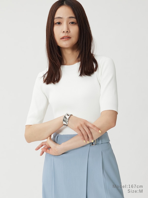 PLST(プラステ)公式 | UVカットレーヨンブレンド2WAYセーター
