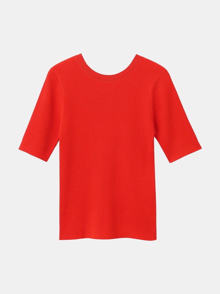 PLST(プラステ)公式 | UVカットレーヨンブレンド2WAYセーター（半袖）