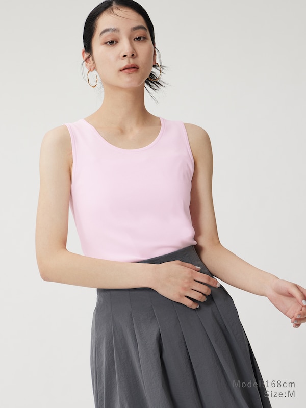 PLST(プラステ)公式 | UVカットレーヨンブレンド2WAYタンクトップ