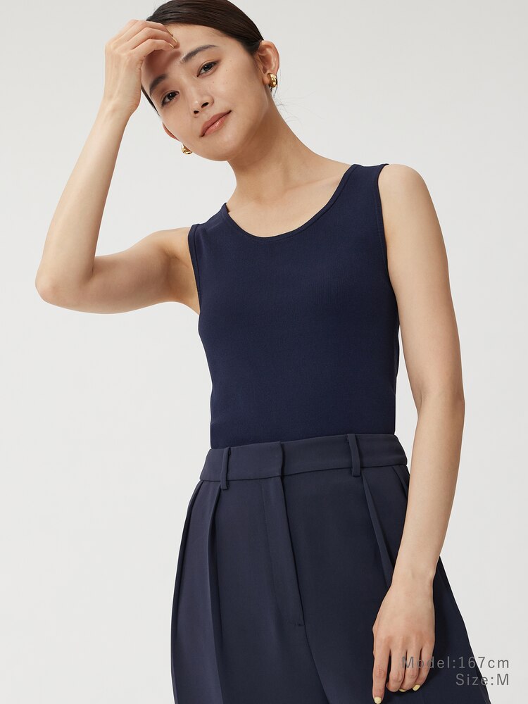 PLST(プラステ)公式 | UVカットレーヨンブレンド2WAYタンクトップ