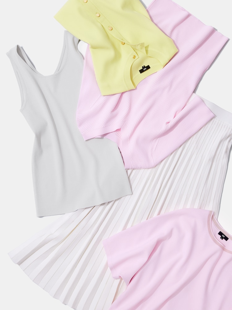 PLST(プラステ)公式 | UVカットレーヨンブレンド2WAYタンクトップ