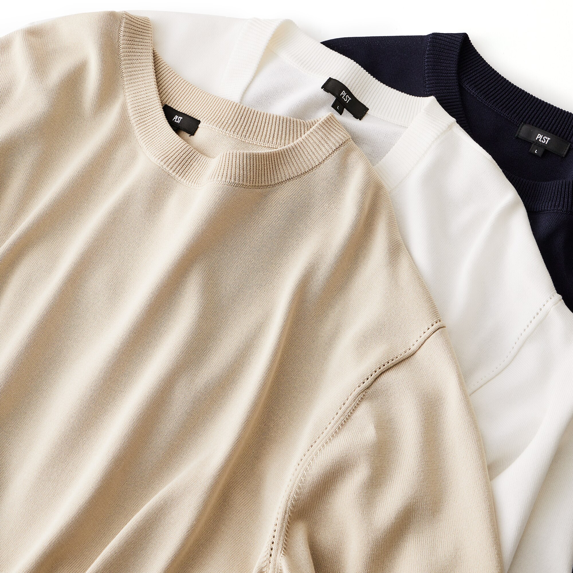 PLST(プラステ)公式 | 2024年モデル ウォッシャブルニットTシャツ
