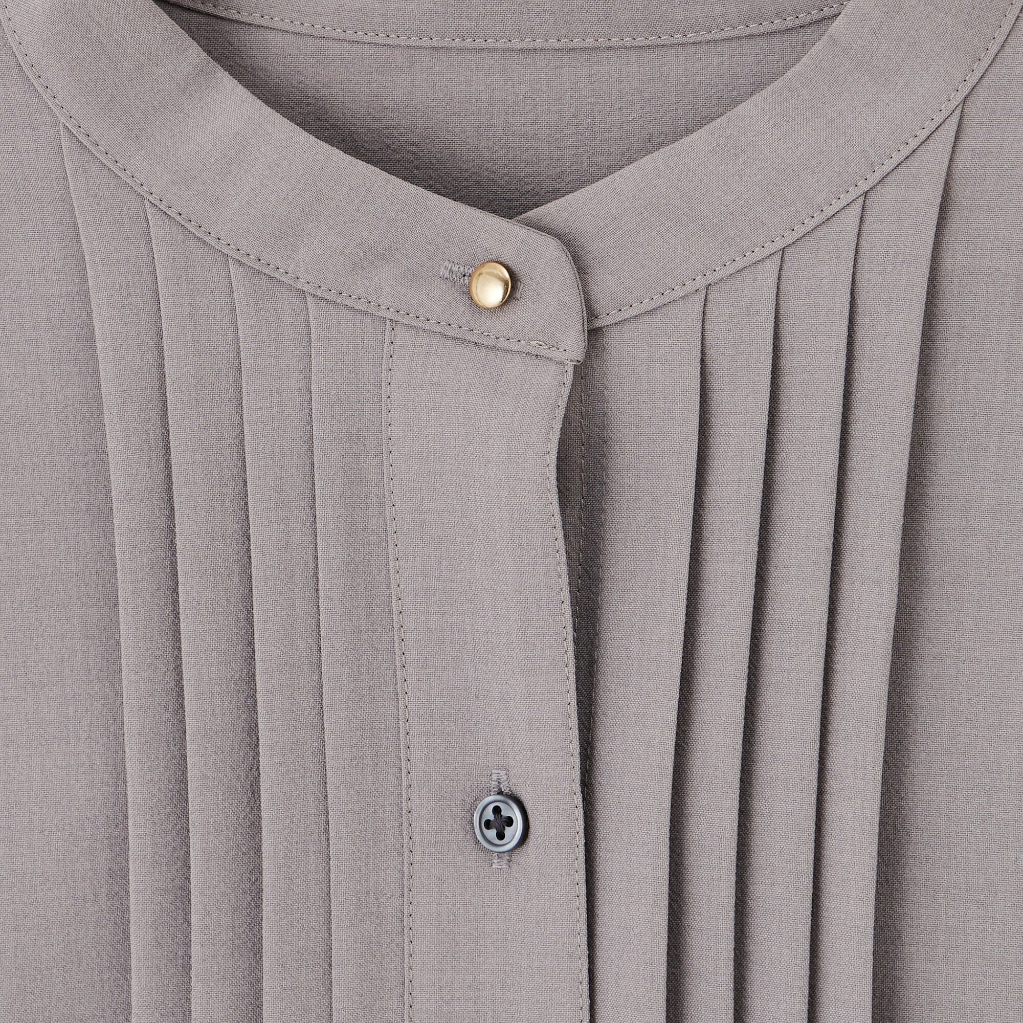 PLST(プラステ)公式 | ウールライクタックシャツワンピース（長袖）