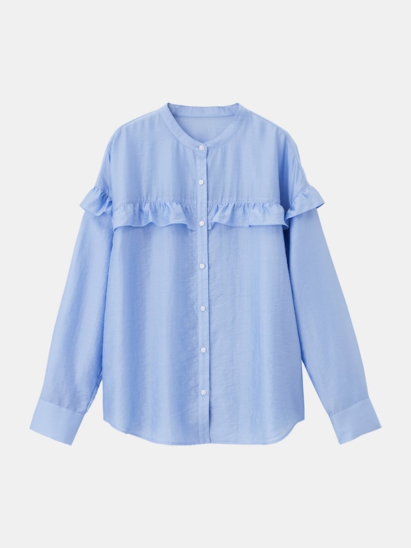 PLST(プラステ)公式 | シアーフリルブラウス（長袖）