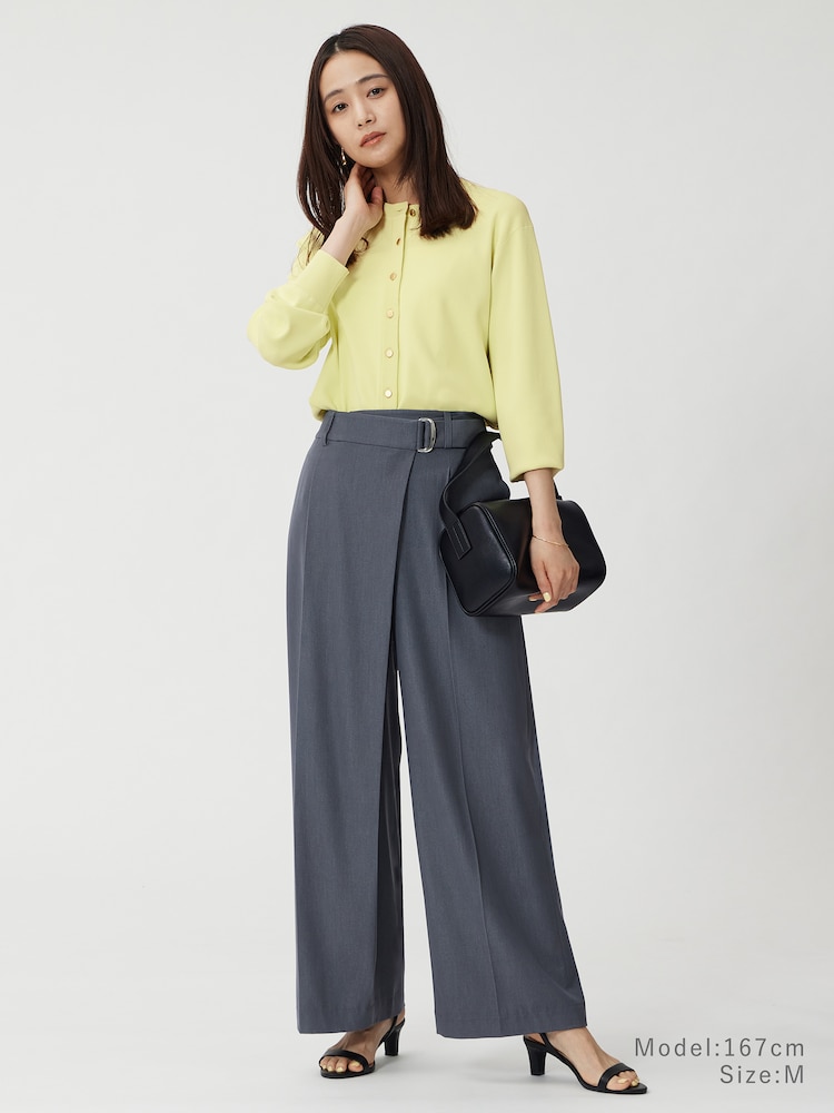 PLST(プラステ)公式 | UVカットレーヨンブレンドメタルボタンカーディガン