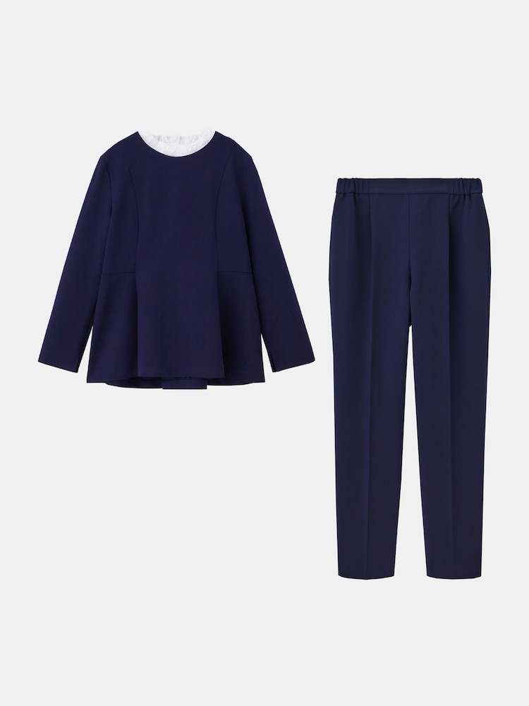 PLST(プラステ)公式 | フリルカラー2WAYペプラムセットアップ