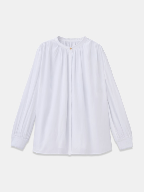 PLST(プラステ)公式 | ライトサテン2WAYギャザーブラウス