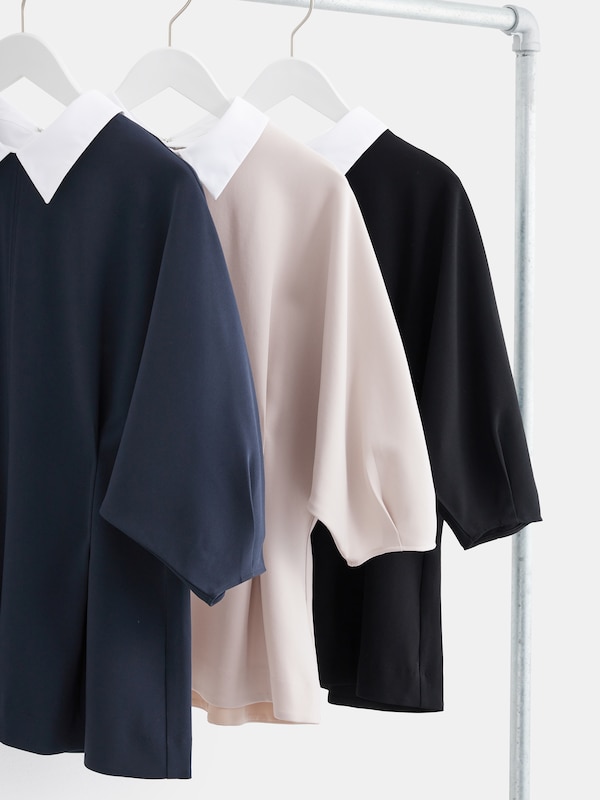 PLST(プラステ)公式 | トリアセブレンド2WAYブラウス