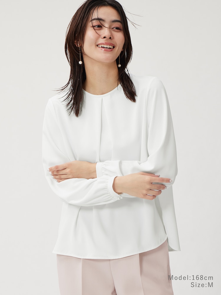 PLST(プラステ)公式 | UVカットフロントタックTブラウス