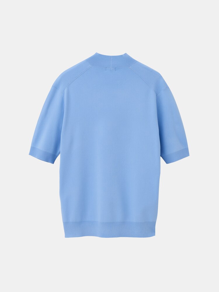 PLST(プラステ)公式 | UVカットレーヨンブレンドモックネックニットTシャツ（半袖）