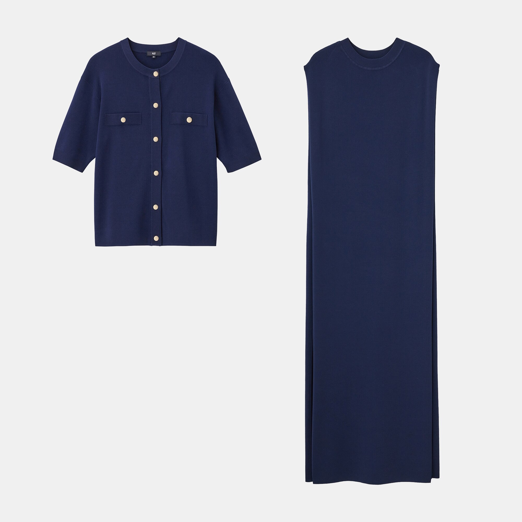 PLST(プラステ)公式 | UVカットレーヨンブレンドナローワンピース