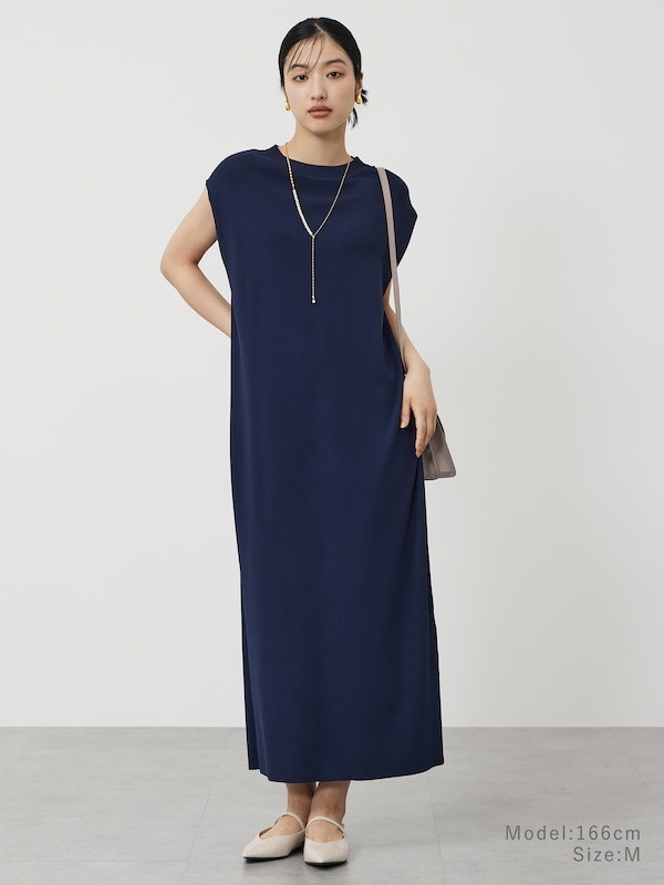 PLST(プラステ)公式 | UVカットレーヨンブレンドナローワンピース