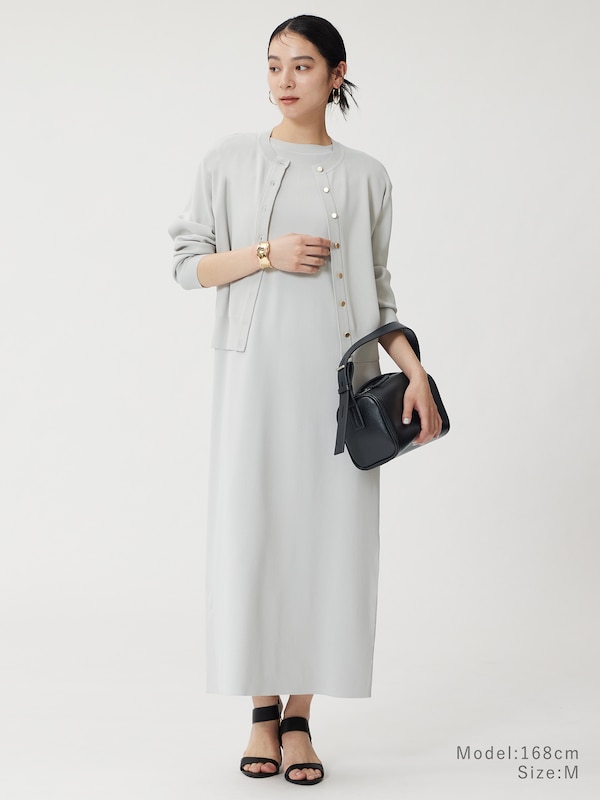 PLST(プラステ)公式 | UVカットレーヨンブレンドナローワンピース