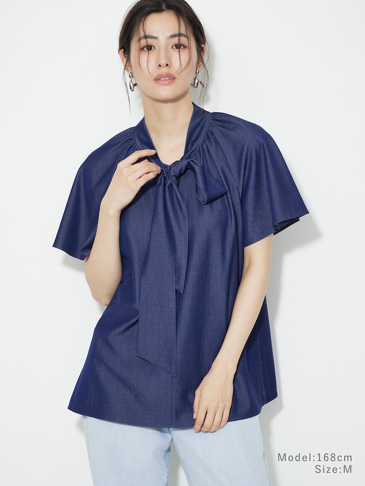 PLST(プラステ)公式 | シャンブレーボウタイシャツ