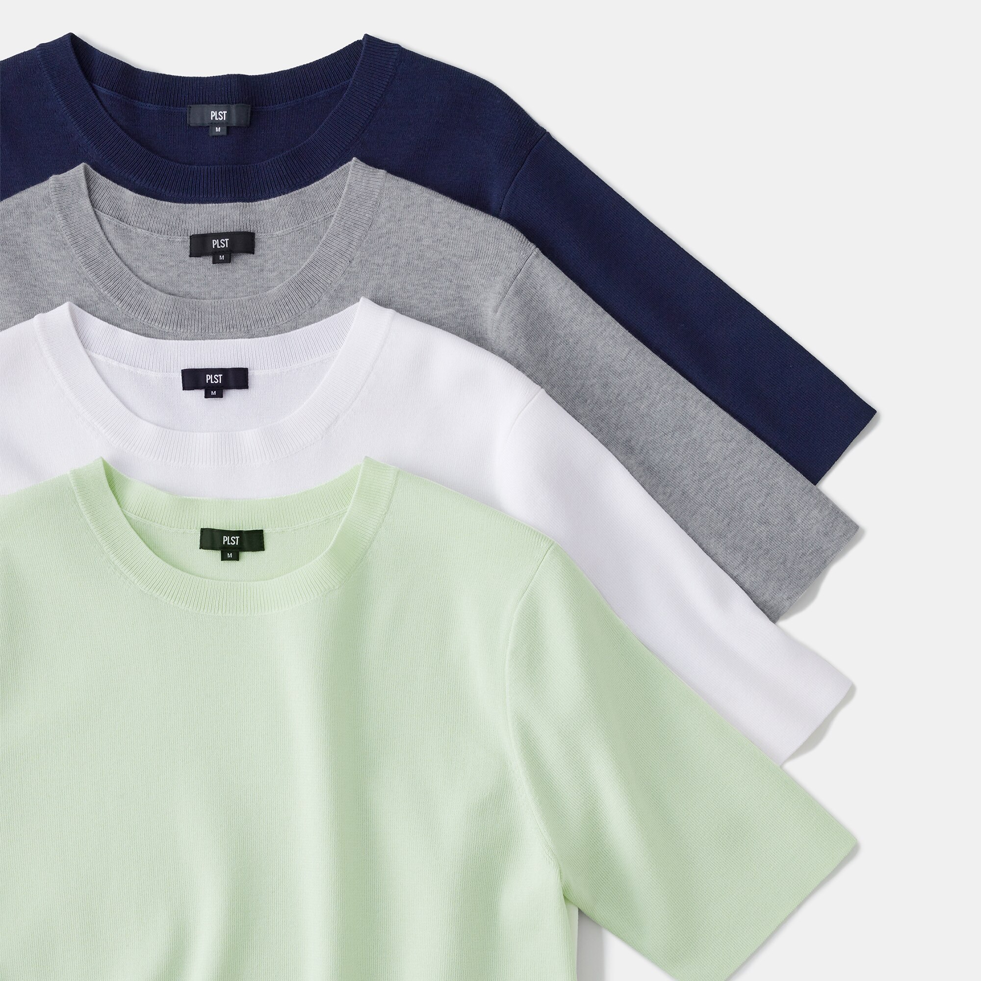 PLST(プラステ)公式 | コットンアセテートブレンドニットT