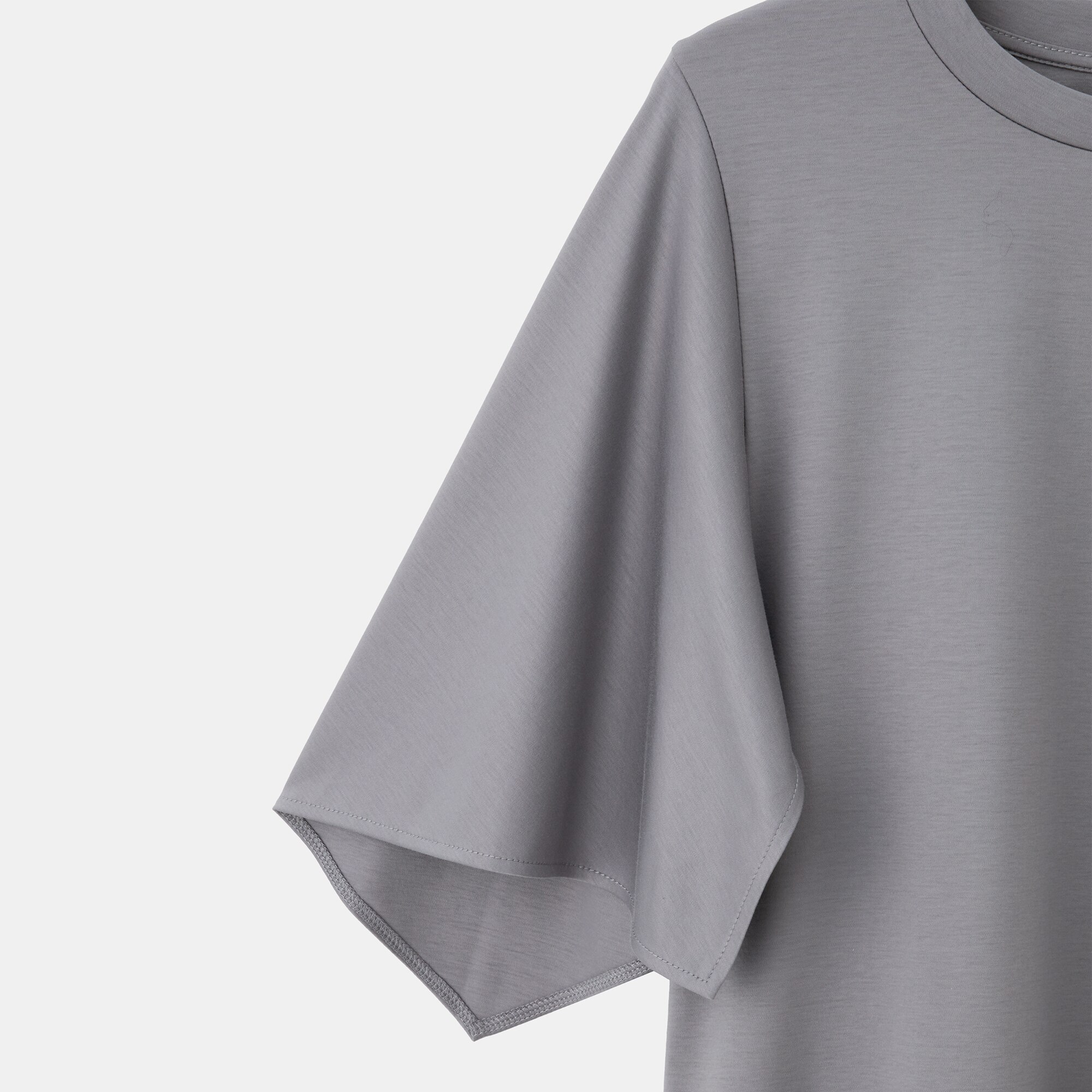 PLST(プラステ)公式 | グロスジャージーハンカチーフスリーブTシャツ